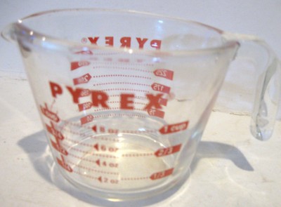 Pyrex Prepware 1-cup Measuring Cup, Red Graphics, Clear | eBay