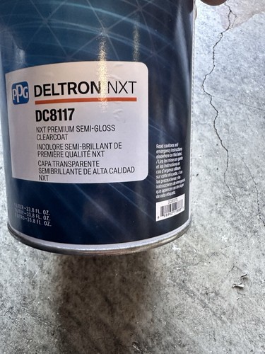 PPG Deltron DC8117 NXT Semi Gloss Clear Coat 1 Liter | eBay
