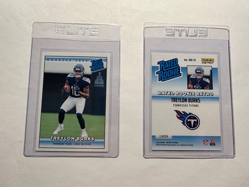 2022 Panini Instant Rated Rookie Retro TREYLON BURKS RC 1/4094 #RR10 ...