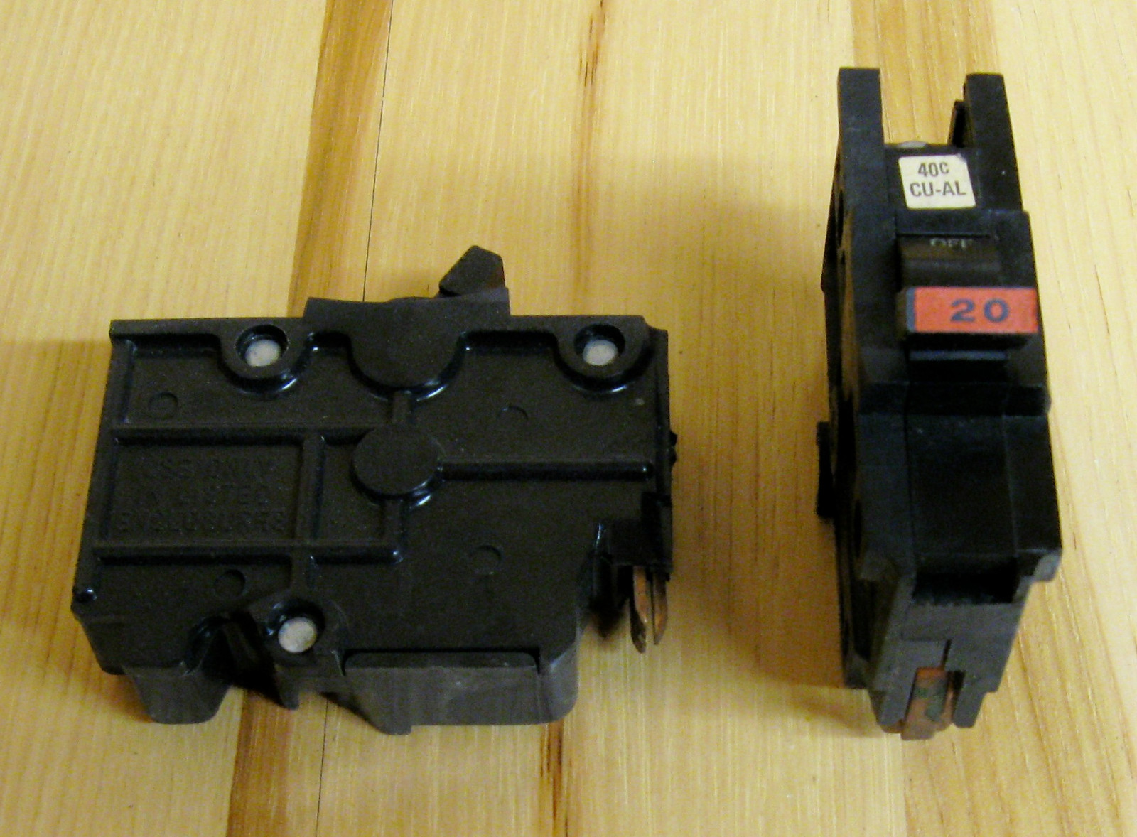 Federal Pacific FPE 20A 20 Amp single Pole Type NA Circuit Breaker ...