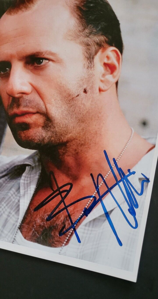 Bruce Willis in Movie DIE HARD Signed Autographed Photo Reprint Glossy ...