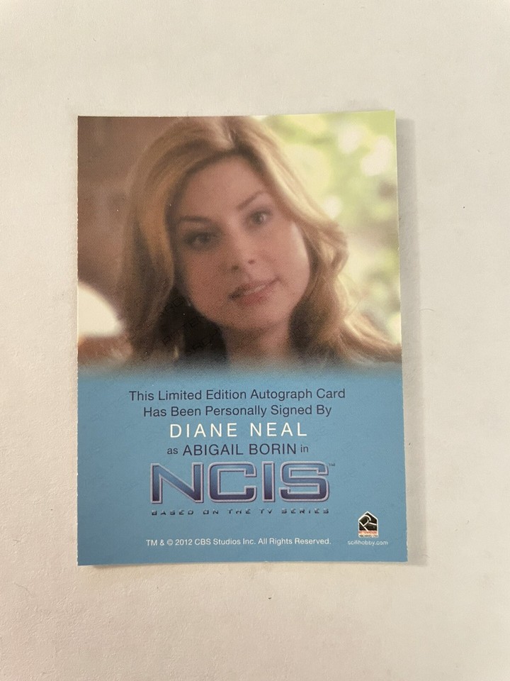 Diane Neal As Abigail Borin Rittenhouse NCIS Full Bleed Autograph Card ...