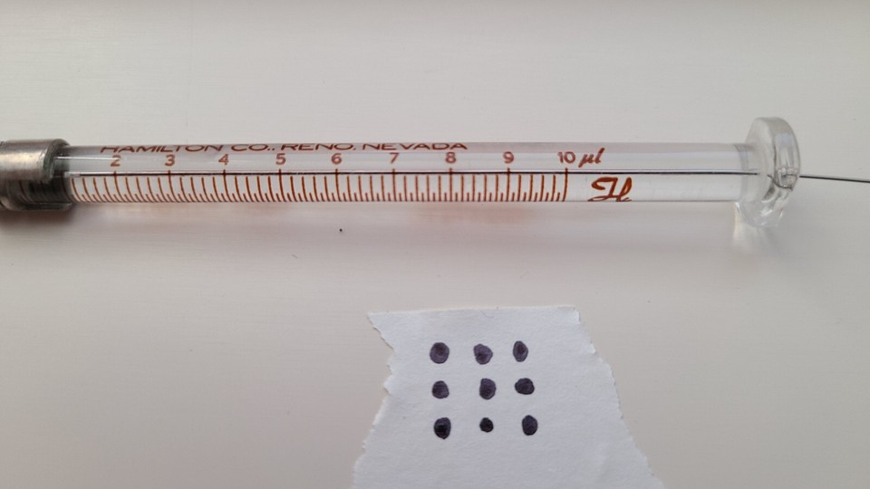 Hamilton Syringe, single channel, 10 microliter | eBay