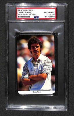 Corey Pavin "1995 US Open Champion" 1987 Fax Pax Golf Signed Rookie ...