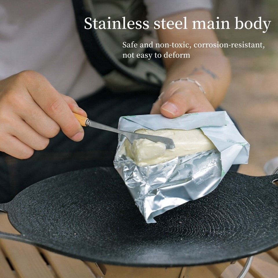 Stainless Steel Spoon Knife Outdoor Camping Spoon Portable Cutlery ...
