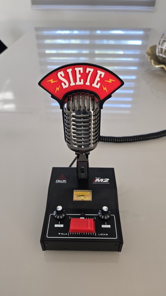 Mic Callsign Displays for Delta M2 Microphone, Mic Flag HAM Radio | eBay