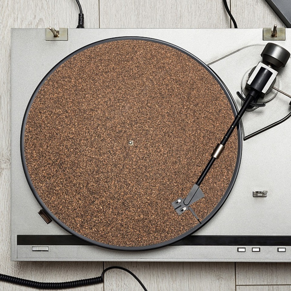 Turntable Platter Mat Cork Record Protective Pad Vinyl Accessories for ...