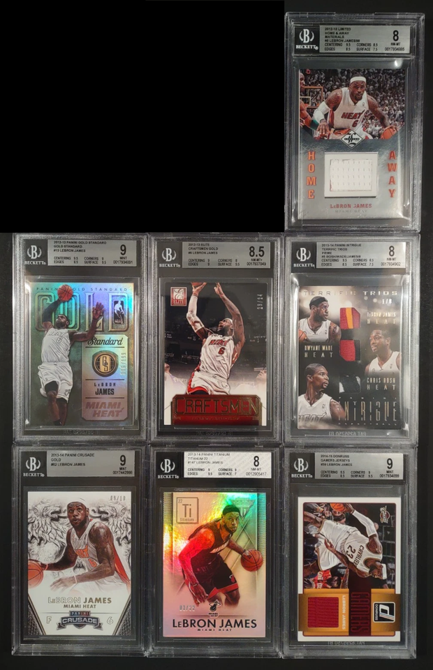 Lebron James Tom Brady 199 Auto 1/1 Finite Superfractor NFL Shield ...