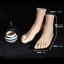 One Left Or Right Lifelike Silicone Men Feet Legs Mannequin Male ...