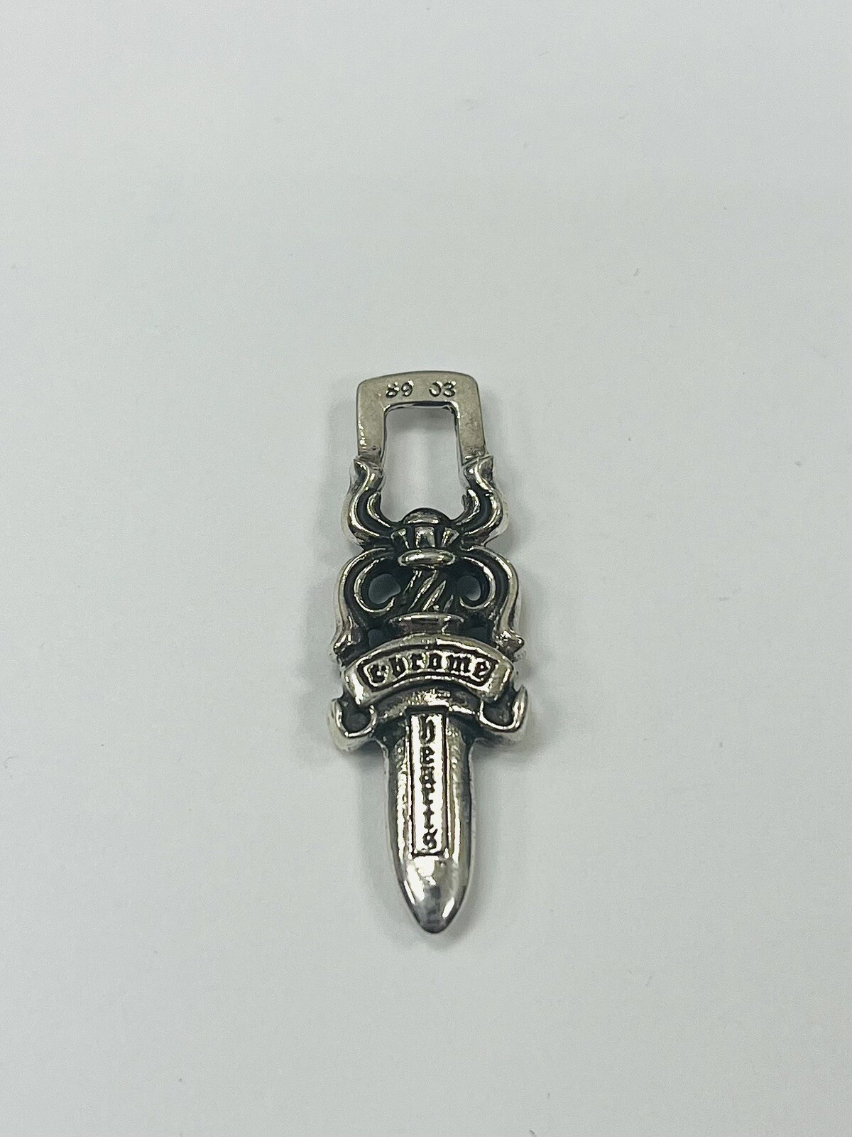Chrome Hearts Dagger Zipper Authentic Small Pendant 9… - Gem