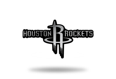 Houston Rockets Logo 3D Chrome Auto Decal Sticker NEW Truck Car Rico ...