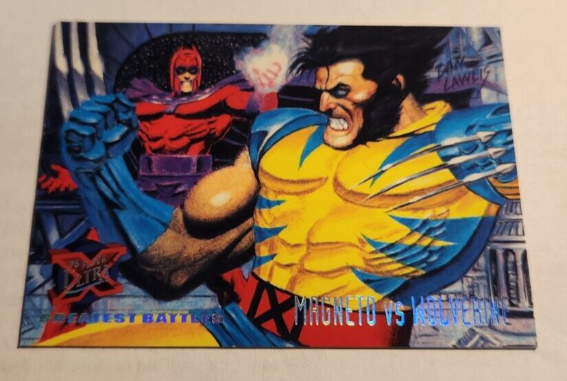 1995 Fleer Ultra Marvel X-Men MAGNETO VS WOLVERINE Greatest Battles ...