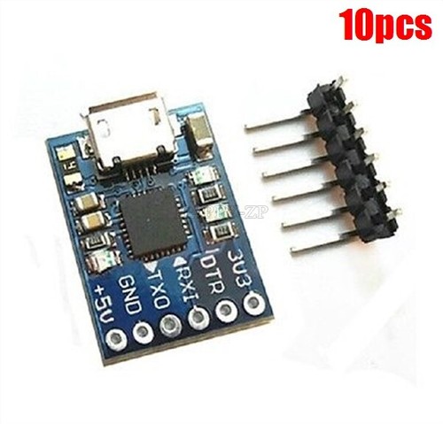 10Pcs Micro Usb To Uart Ttl Module 6Pin Serial Converter Stc CP2102 gm ...
