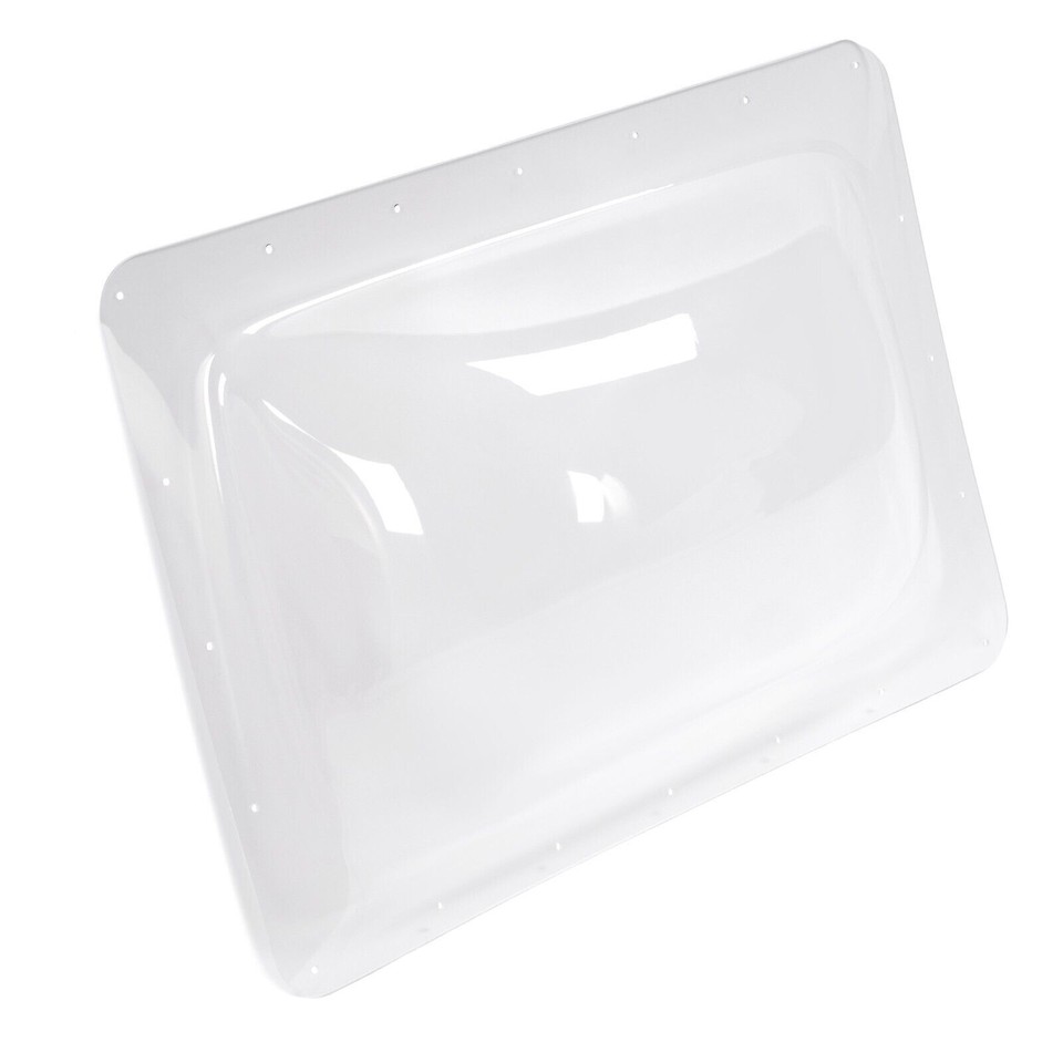 18"x 26" Clear/White Skylight Cover Outer Dome For RV Camper Truck Top ...