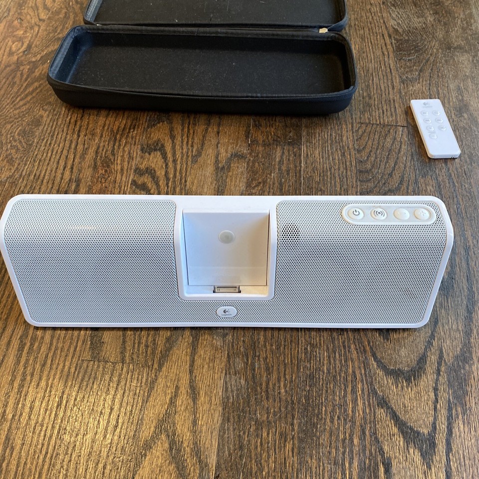 Logitech mm 50 White Portable Rechargeable 3D No Cord Speaker for iPod ...