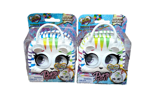 Purse Pets Micros Roarin' Rainbow Tiger with Eye Roll Feature. New Lot ...