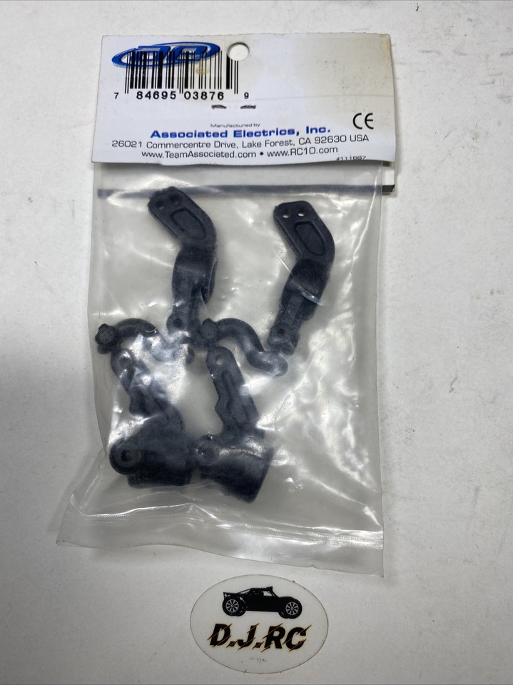 Team Associated 3876 RC10 TC3 Front Steering Blocks & Rear Hub Carriers ...
