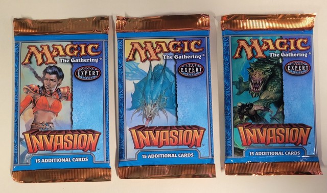Wizards of the Coast Magic The Gathering Invasion Pack - 15 Cards for ...