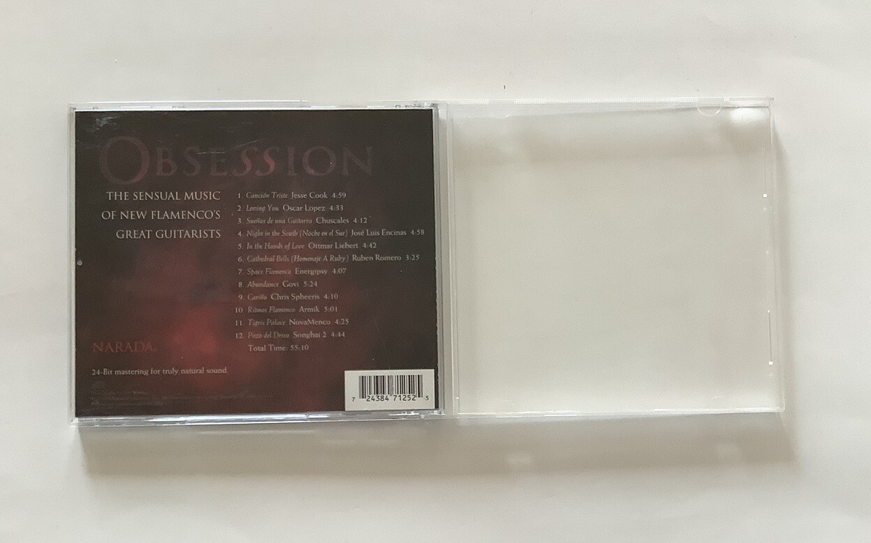 New Flamenco Romance Obsession Audio CD 1999 Narada Productions 72438 ...