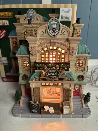 Lemax Caddington Village Chef Marcel’s Cooking School Lighted Building ...