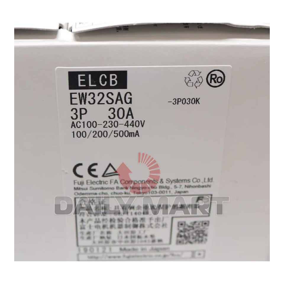 New In Box FUJI EW32SAG Circuit Breaker 3P 30A | eBay
