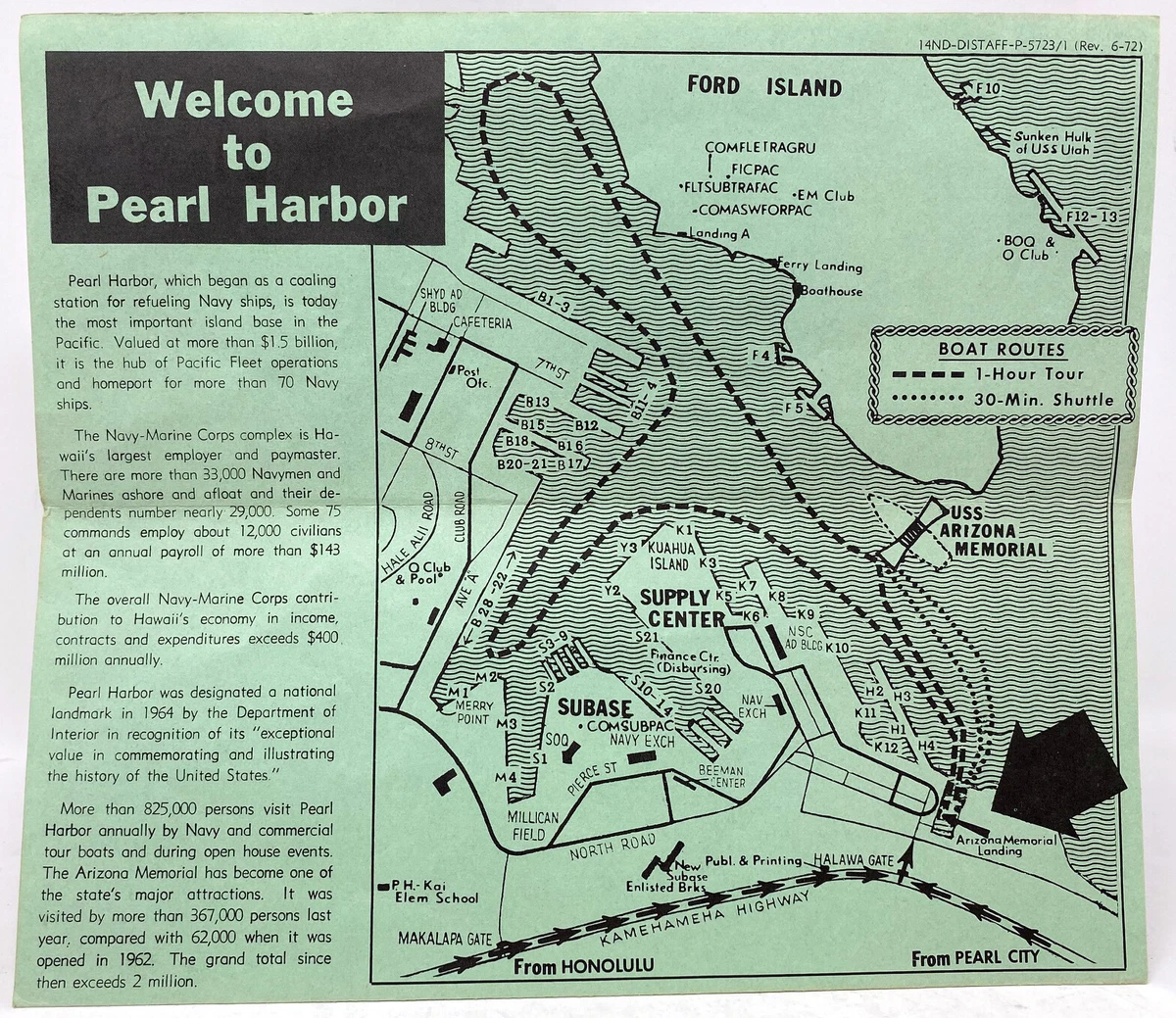 Uss Arizona Memorial Map