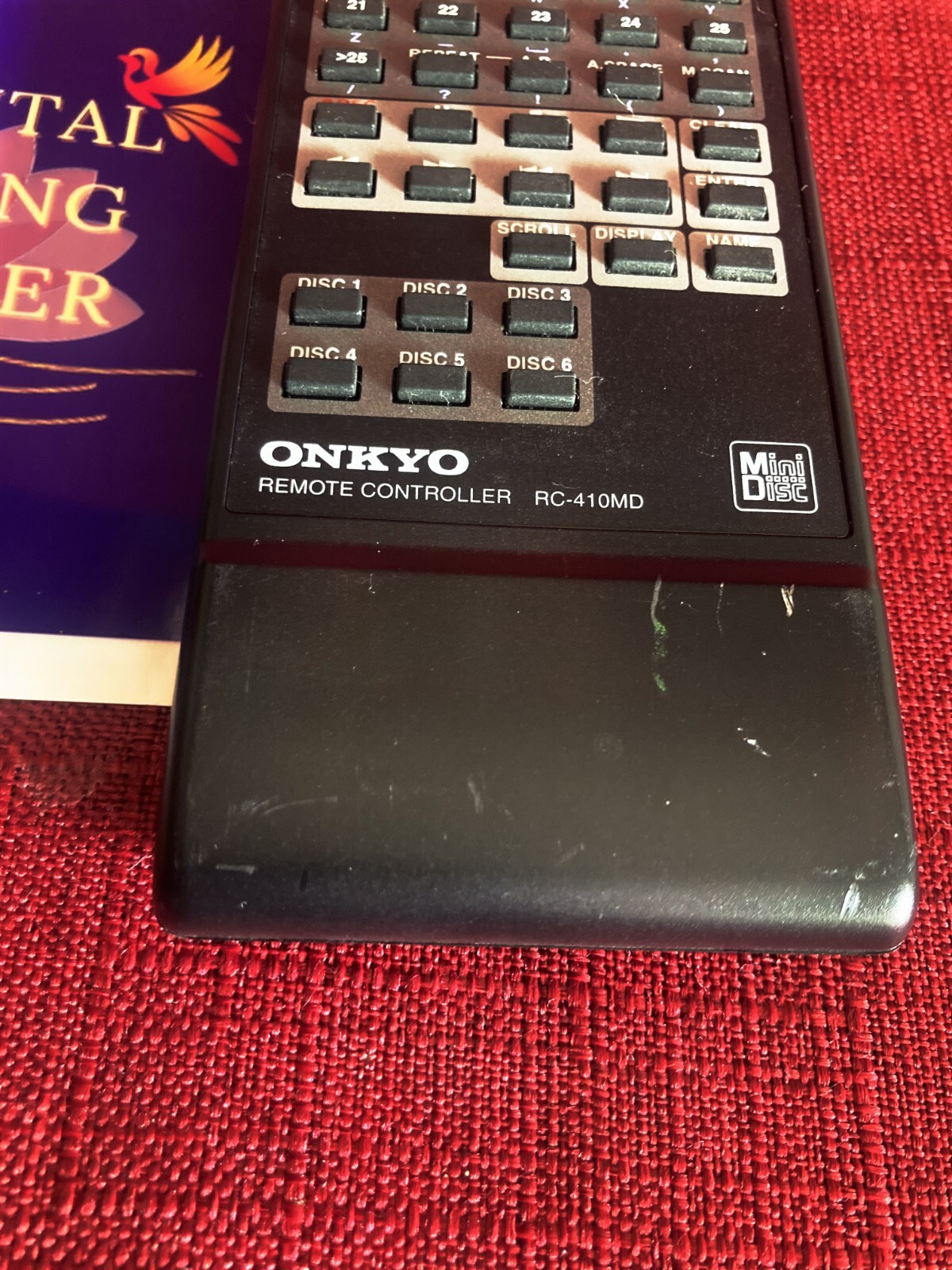 ONKYO Minidisc recorder MD-105X, Remote Controller, Free Shipping | eBay
