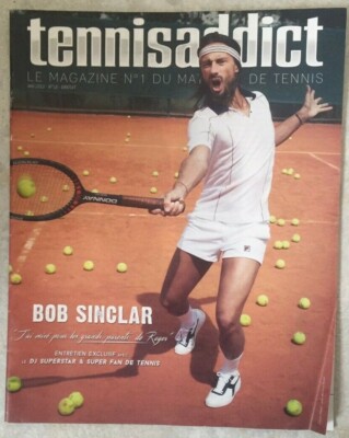 Bob SINCLAR, RARE, MAGAZINE TENNIS ADDICT | eBay