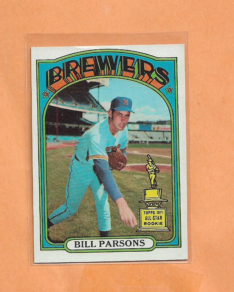 BILL PARSONS ALL-STAR ROOKIE TOPPS 1972 CARD # 281 | eBay