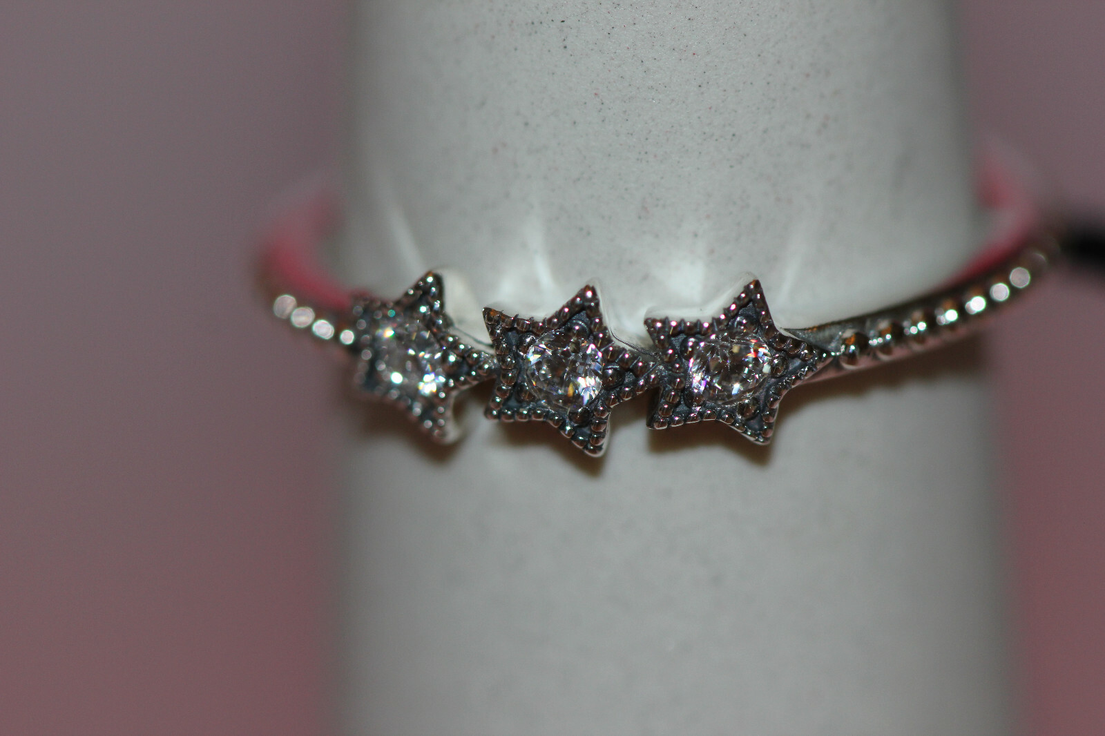 AUTHENTIC NIB WINTER 2019 PANDORA CELESTIAL STARS RING 198492C01 POUCH ...