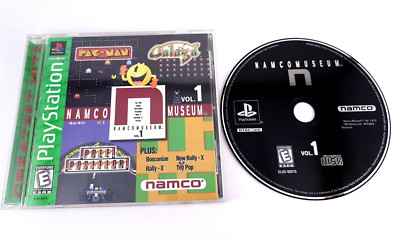 Namco Museum Vol 1 (Sony PlayStation 1 PS1, 1995) CIB Complete w ...