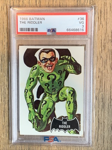 1966 Topps Batman Riddler #36 PSA 3 | eBay