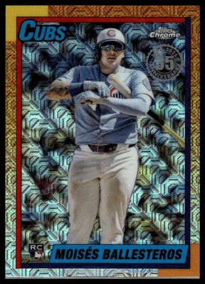 2025 Topps Update Moisés Ballesteros 1990 Topps 35th Anniversary Chrome ...