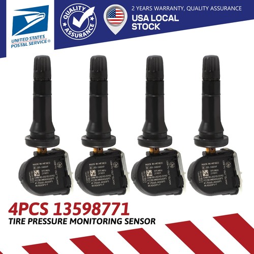 Set of 4 OEM 13598771 TPMS Tire Pressure Sensors for Buick Chevrolet ...