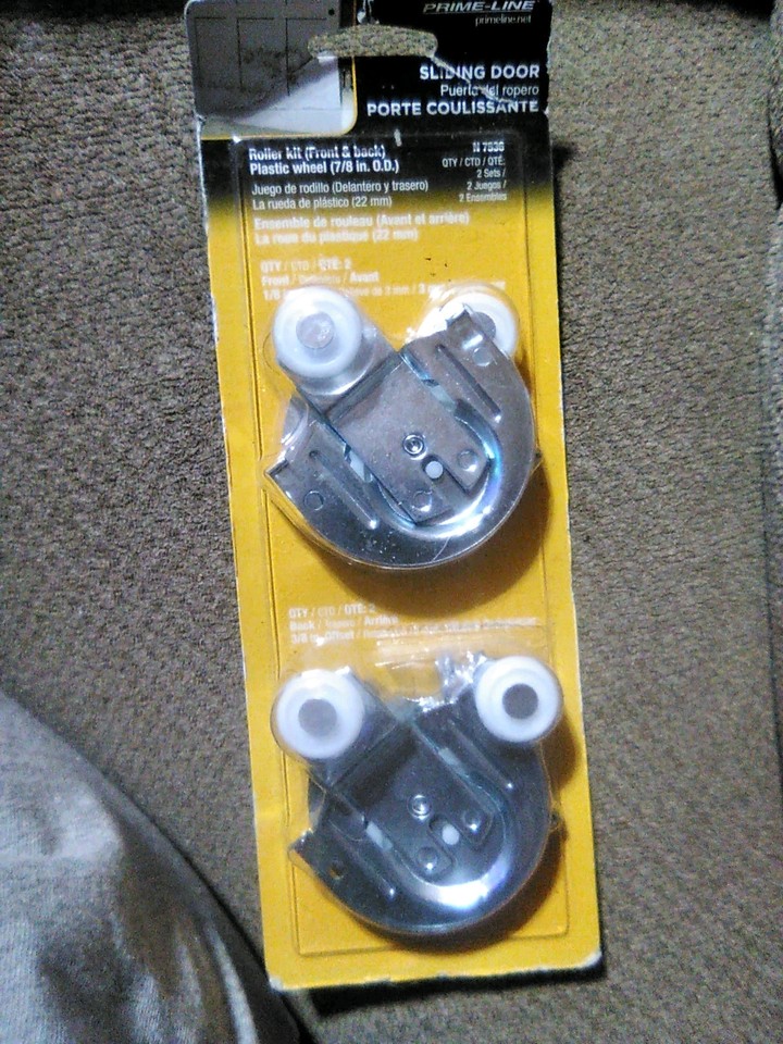 PLPCI Sliding Door Roller Kit FRONT & BACK N-7536 New Roller 2 Sets OD ...