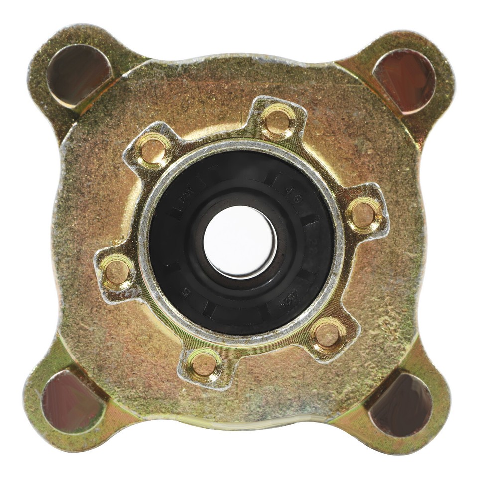 4 Bolt Front Wheel Hub Bearing Steering Spindle Assembly For ATV Quad ...