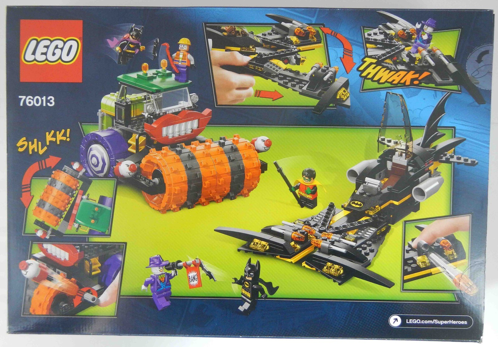LEGO Batman 76013 The Joker Steam Roller Set: BATGIRL Damian Wayne ...