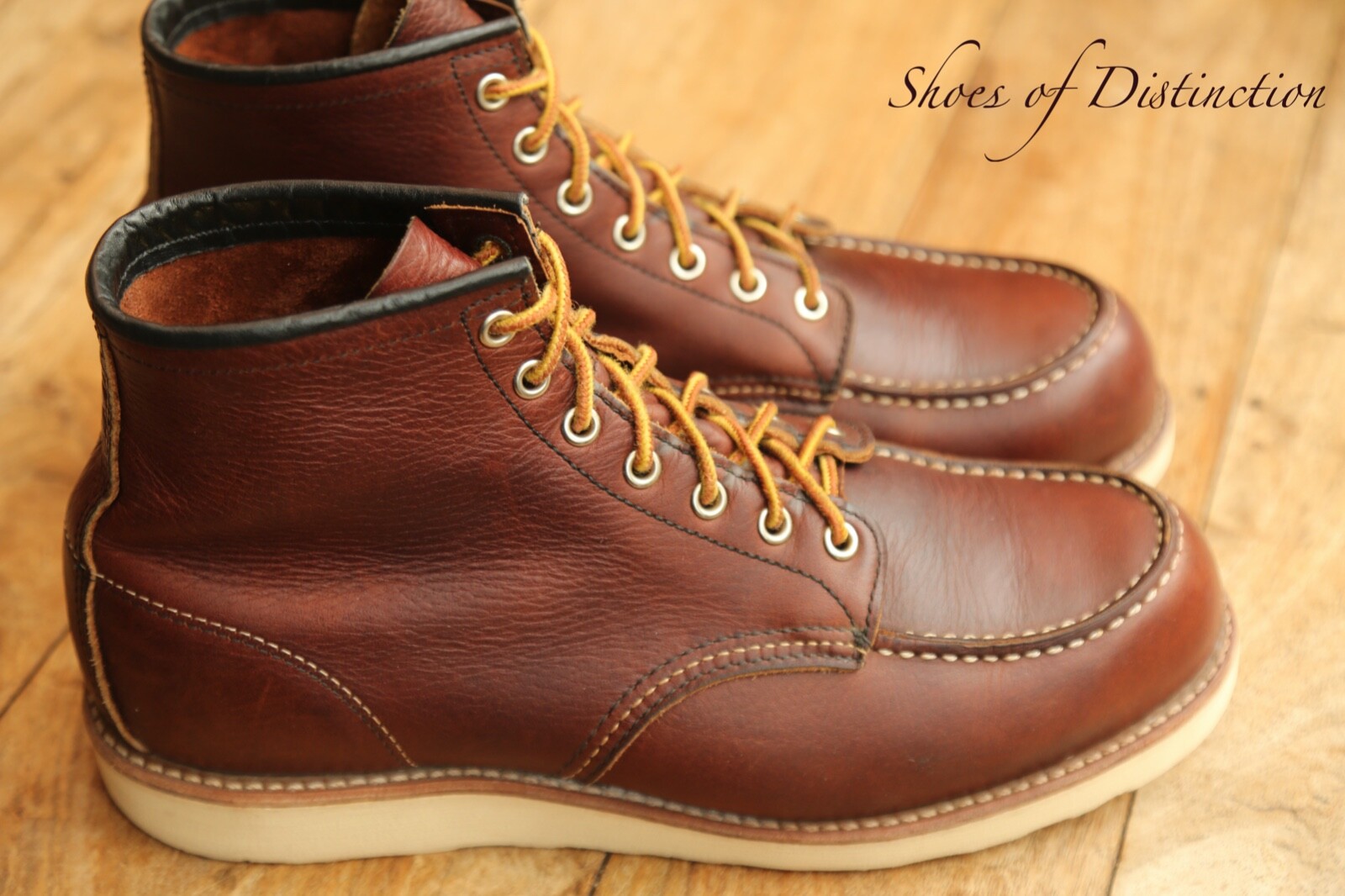 Redwing Red Wing 8138 Brown Leather Derby Boots Men's… - Gem