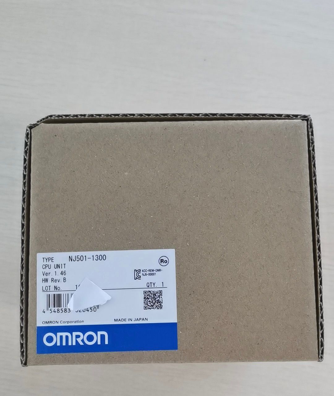 1PC Omron NJ501-1300 CPU UNIT NJ5011300 Expedited Shipping ...