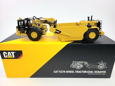 Caterpillar Cat 637K Scraper with Coal Bowl - CCM 1:48 Scale Diecast ...