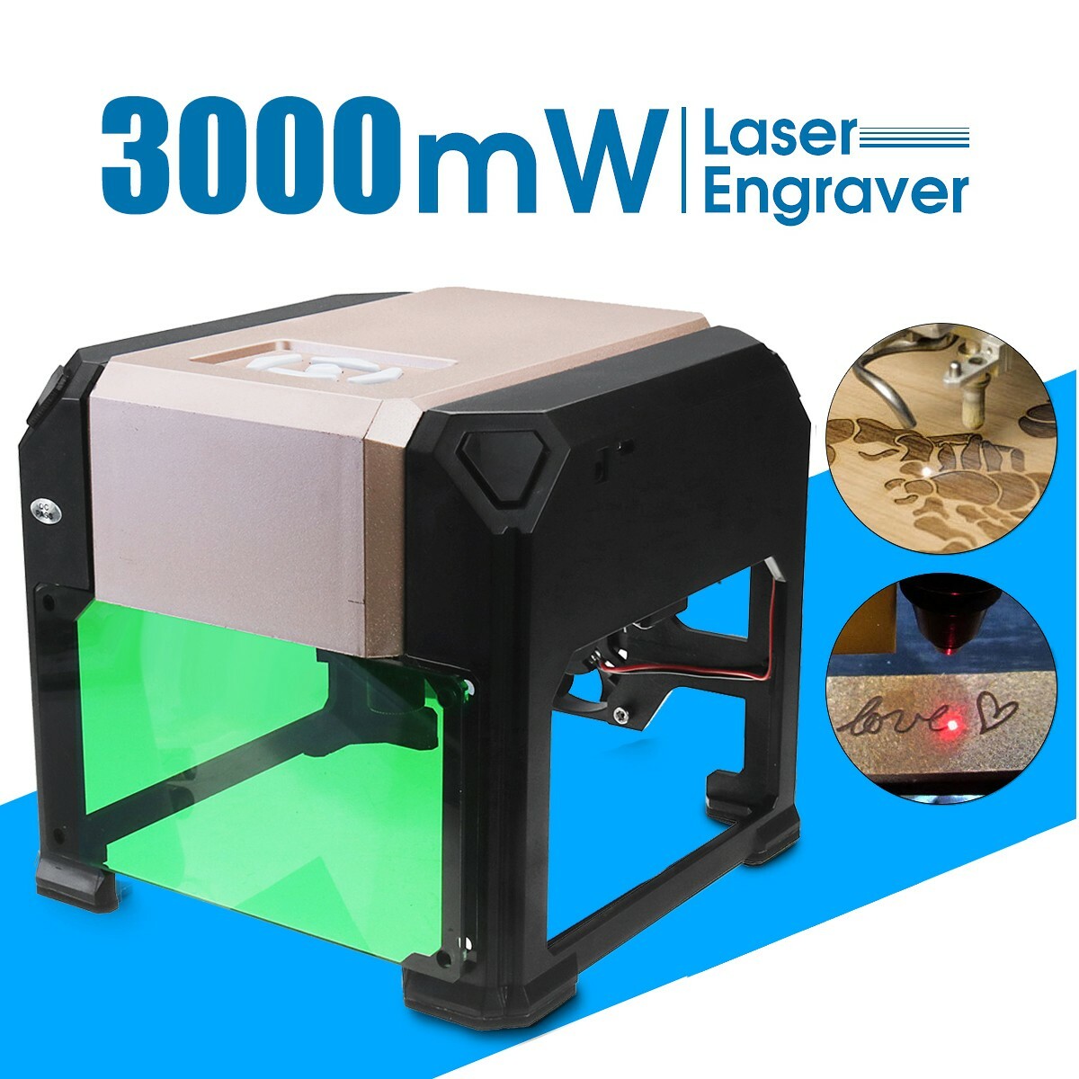 Laser engraver printer machine 3000mw | eBay
