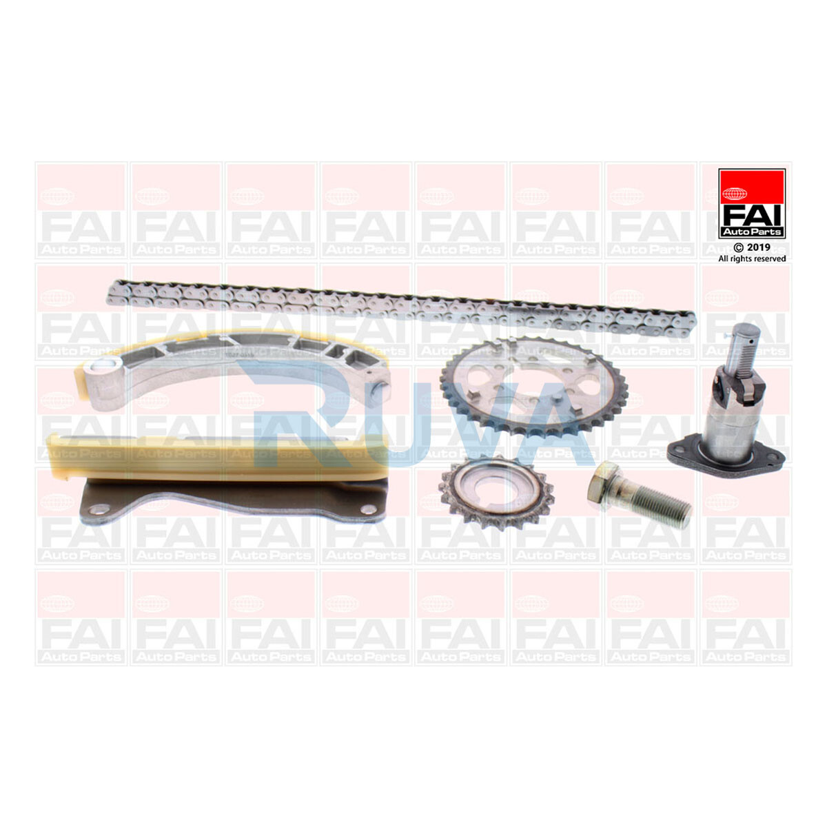 Fits Isuzu D-Max 2012- 2.5 CRDi Ruva Timing Chain Kit 8980397541 ...