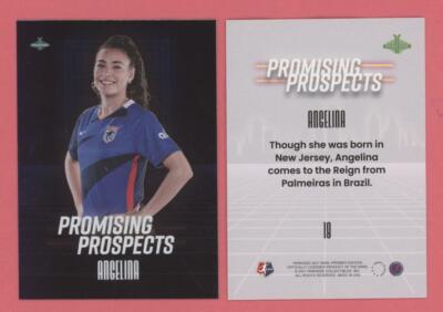 Angelina 2021 Parkside NWSL PROMISING PROSPECTS BLUE FOIL Rookie #18 OL ...