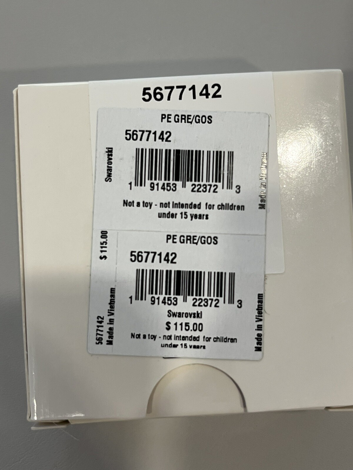 Swarovski Matrix Stud Earrings Rectangular Cut Green Gold-Tone Plated ...