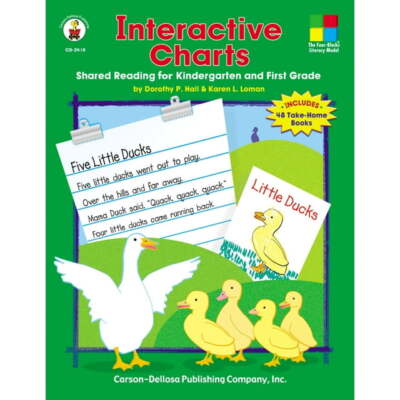 Interactive Charts: Shared Reading for Kindergarten and First Grade | eBay