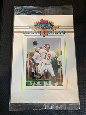 1993 Topps Stadium Club Master Photo Sealed Unopened Joe Montana | eBay