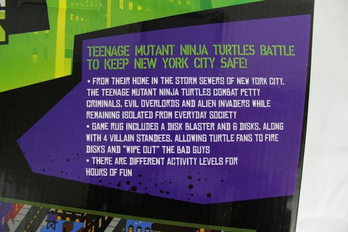Nickelodeon Toy Teenage Mutant Ninja Turtles Game Rug Boys Play Age 3 ...