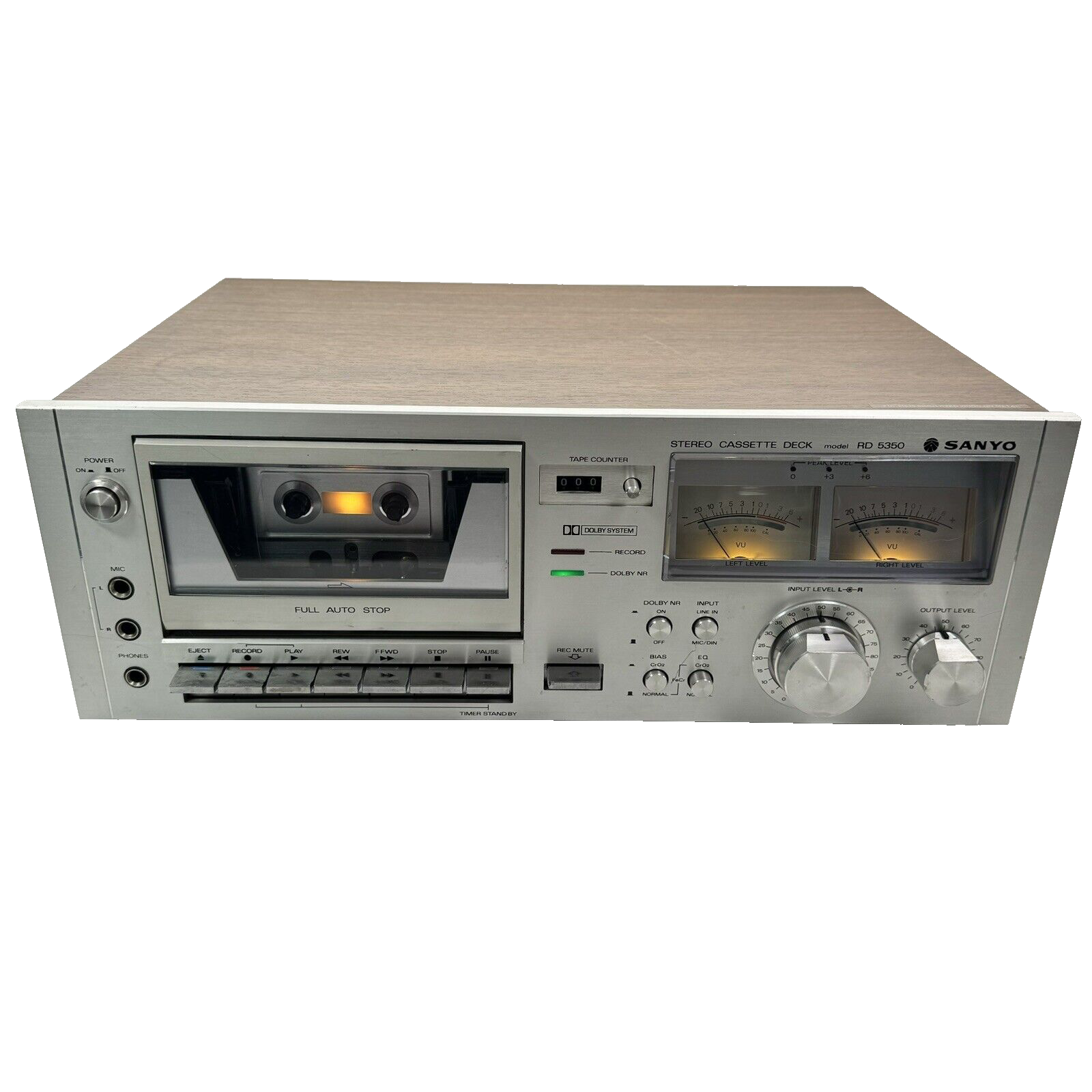 Sanyo RD 5350 Stereo Cassette Deck For Parts Not Working | eBay