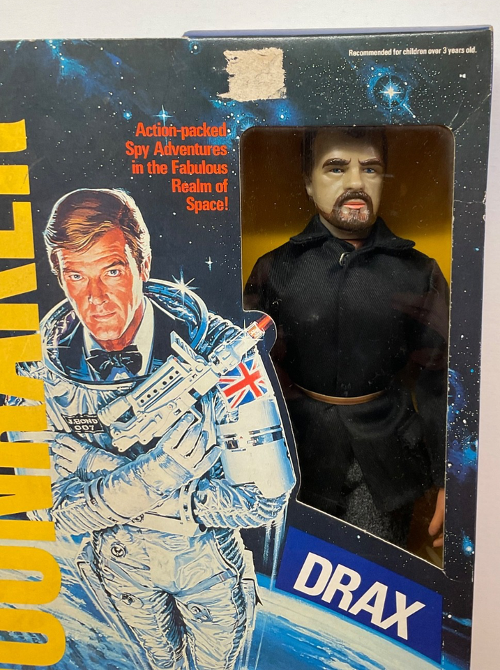 1979 MEGO JAMES BOND 007 MOONRAKER DRAX FIGURE IN PACKAGE SIR ROGER ...