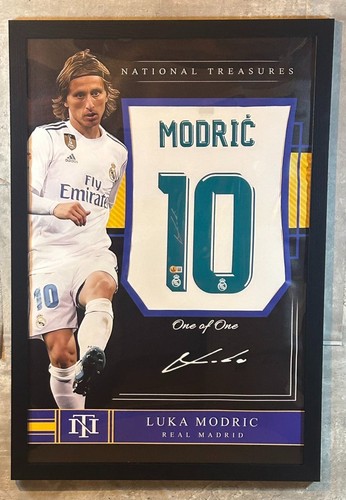 Luka Modric Signed Jersey Framed W/ Beckett BAS COA Real Madrid White ...